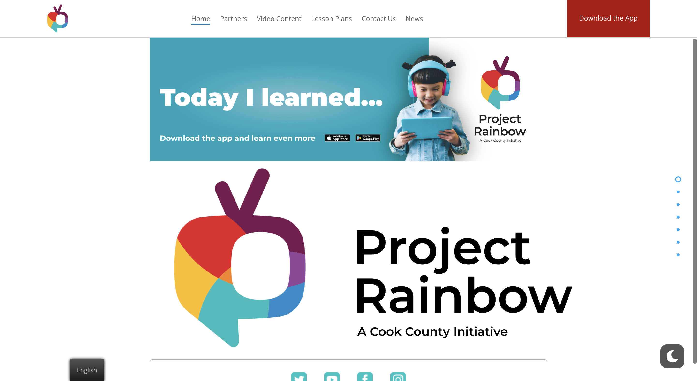 Project Rainbow Home Page - Project Rainbow